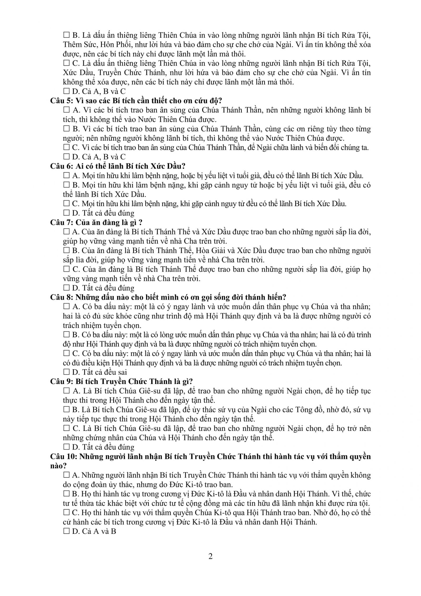 17 - Đề thi Học kỳ I - Ngành Thiếu Nhi cấp 3 - Mã số: HK1-TN302